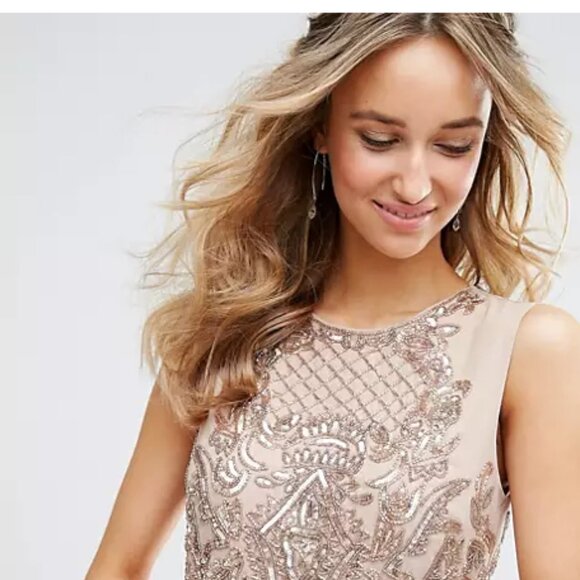 ASOS | Dresses | New Asos Maya Deluxe Prom Bridesmaid High Neck ...